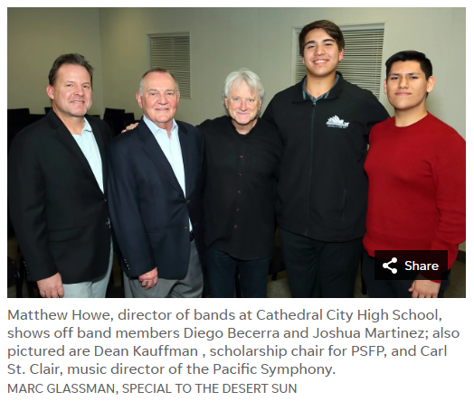 The Bands of Cathedral City High School